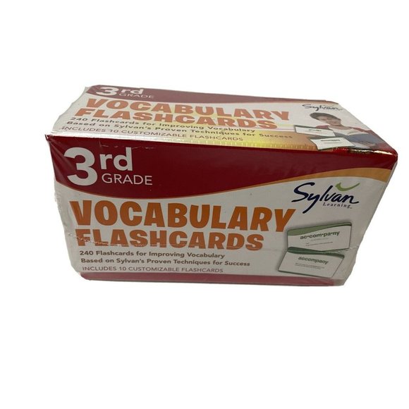 Sylvan | Toys | Sylvan Learning Vocabulary Flashcards Educational 3rd ...